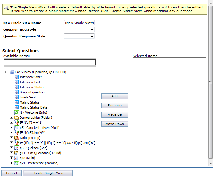 Creating a Single View – Reportal